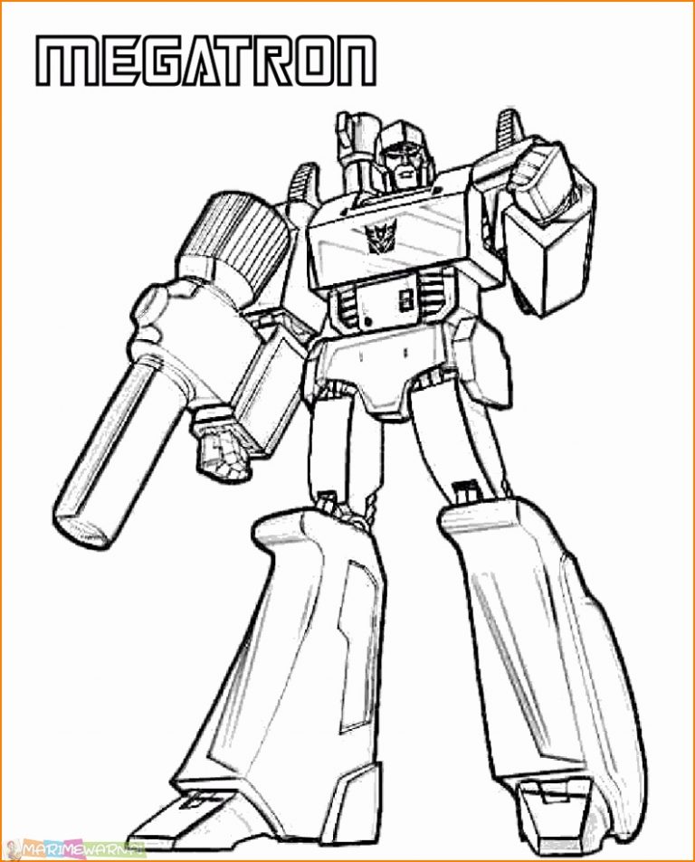 √25+ Gambar Mewarnai Robot Terlengkap 2022 - Marimewarnai.com